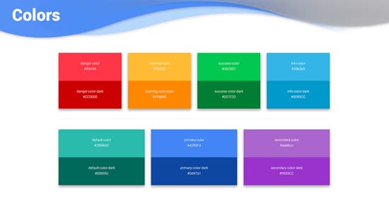 Bootstrap4 Colors Florian Studio